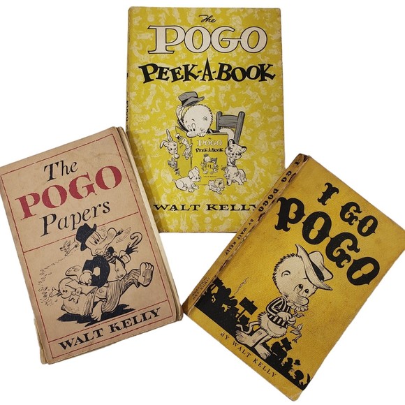 Simon and Schuster | Other | Vintage 95s Pogo Books By Walt Kelly Set ...